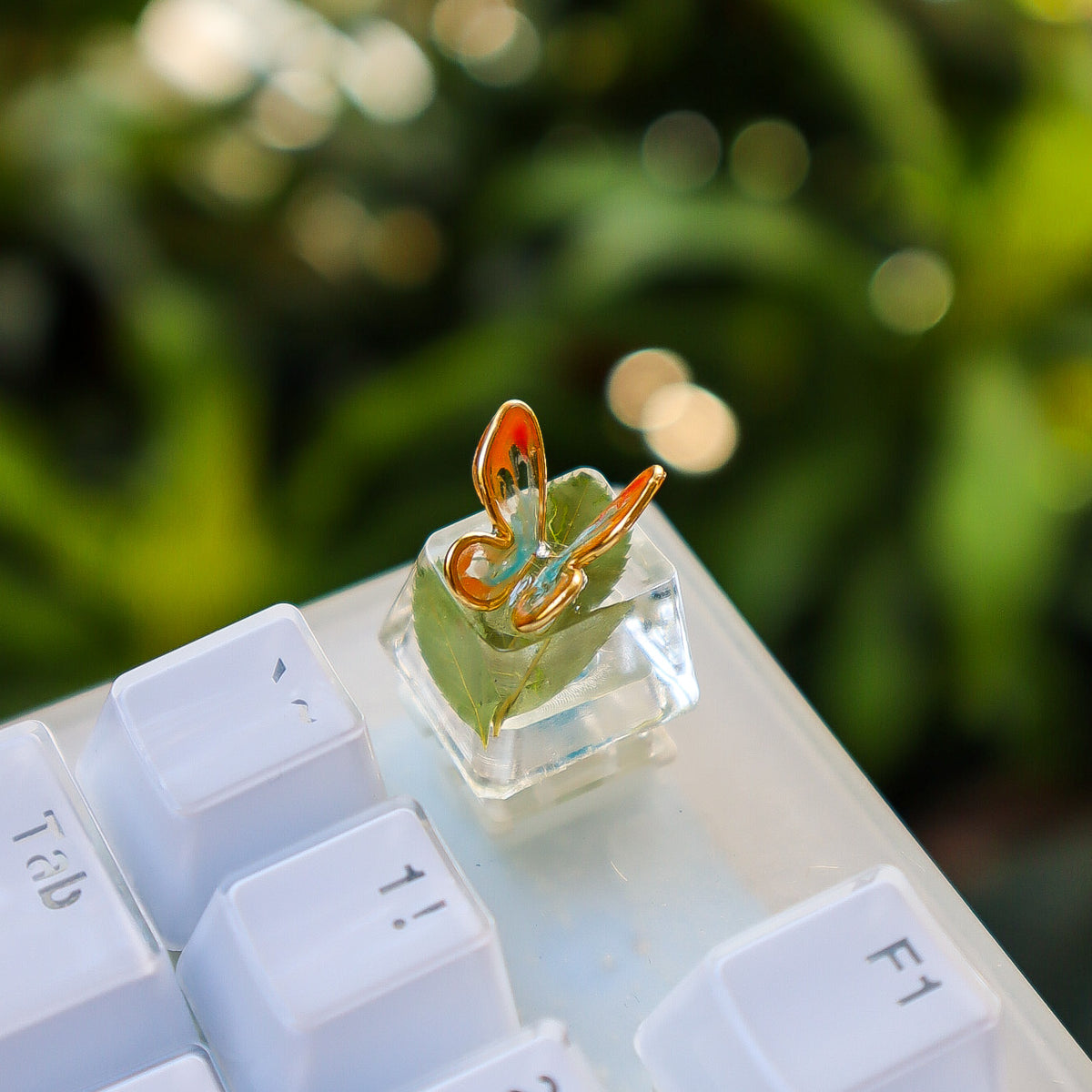 Pink Rose Keyboard with Butterfly esc (Ready to Ship ...
